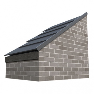 Tile Dry Verge Alu T2 55mmx3m black | RoofNStop Ireland