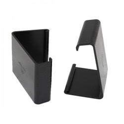 Tile Dry verge uPVC 60mm External Joiner Black 1pc | RoofNStop