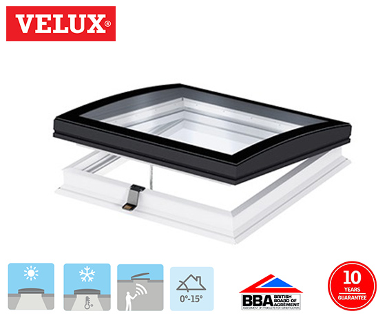 Velux INTEGRA Curved Glass Electric Opening Rooflight 600x600
