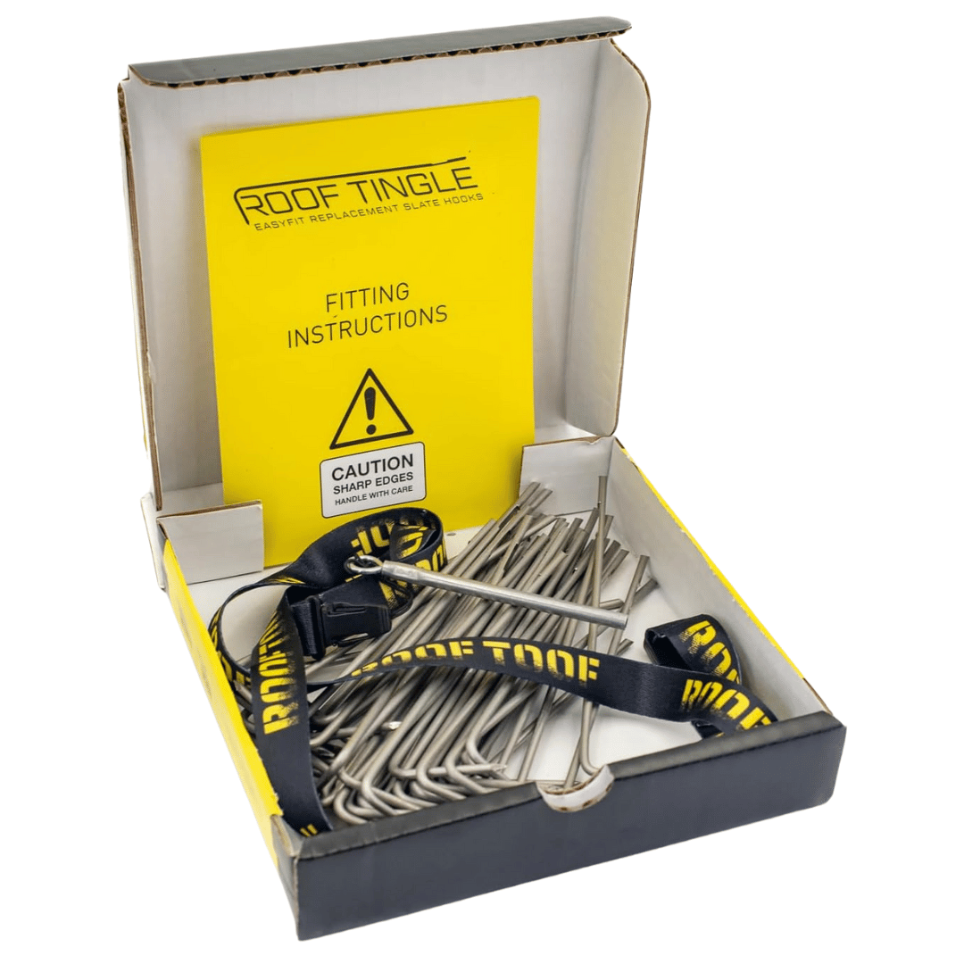 Roof Tingle Replacement Slate Hooks - Pack of 50 Repair Hooks