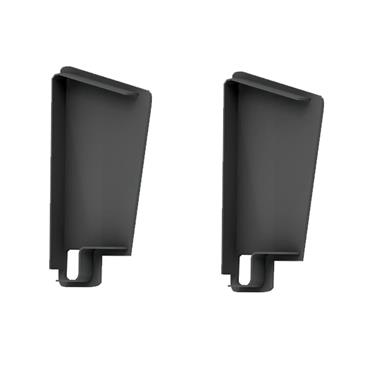 Standard Tile Dry Verge End Cap (Pair) Black | RoofNStop Ireland