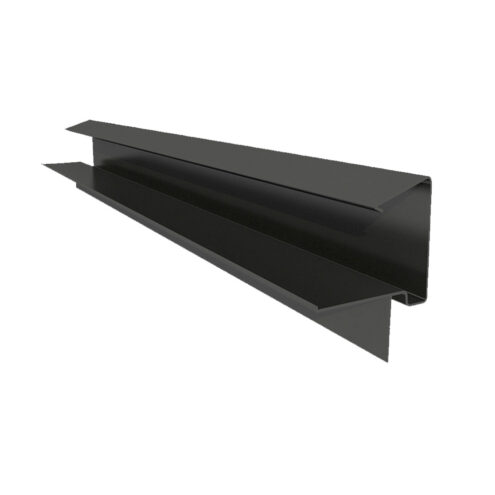 Tile Dry Verge uPVC 60mm x 3m Trim Black | RoofNStop Ireland