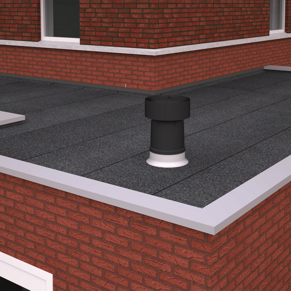 Ventus Flat Roof Terminal 160-150 | RoofNStop Ireland