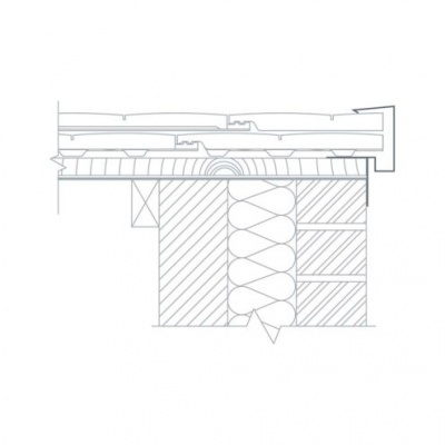 Tile Dry Verge uPVC 60mm x 3m Trim Black | RoofNStop Ireland