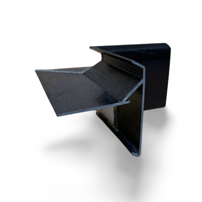 Drip Trim External Black 70x75mm | RoofNStop Ireland